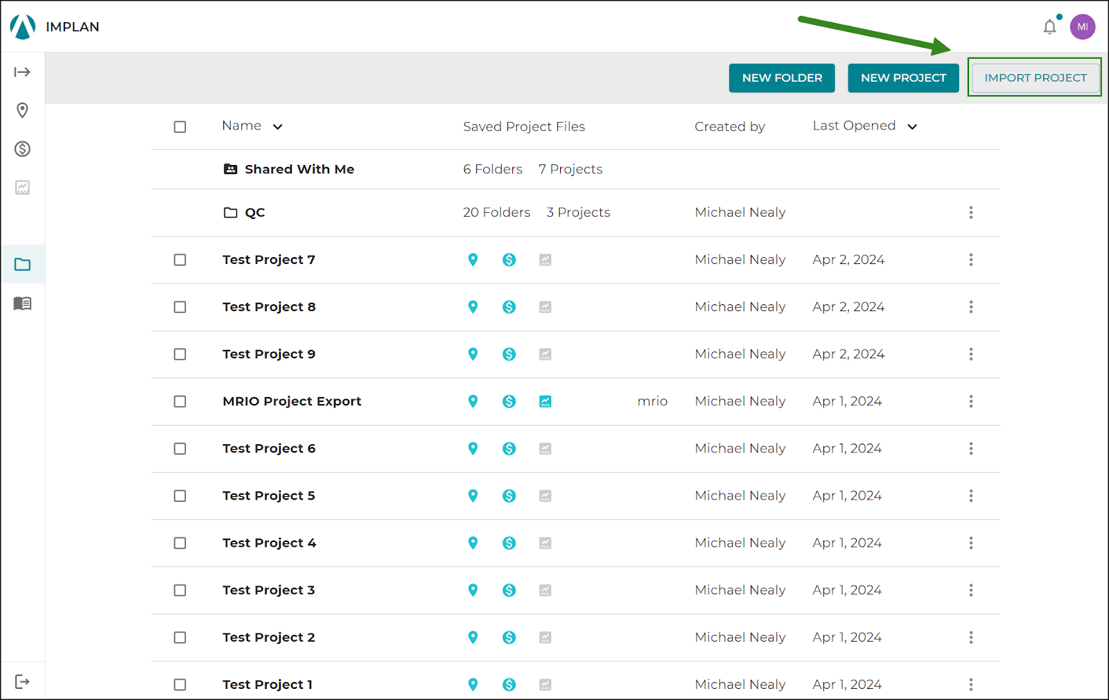 Importing & Exporting IMPLAN Project Configuration – IMPLAN - Support
