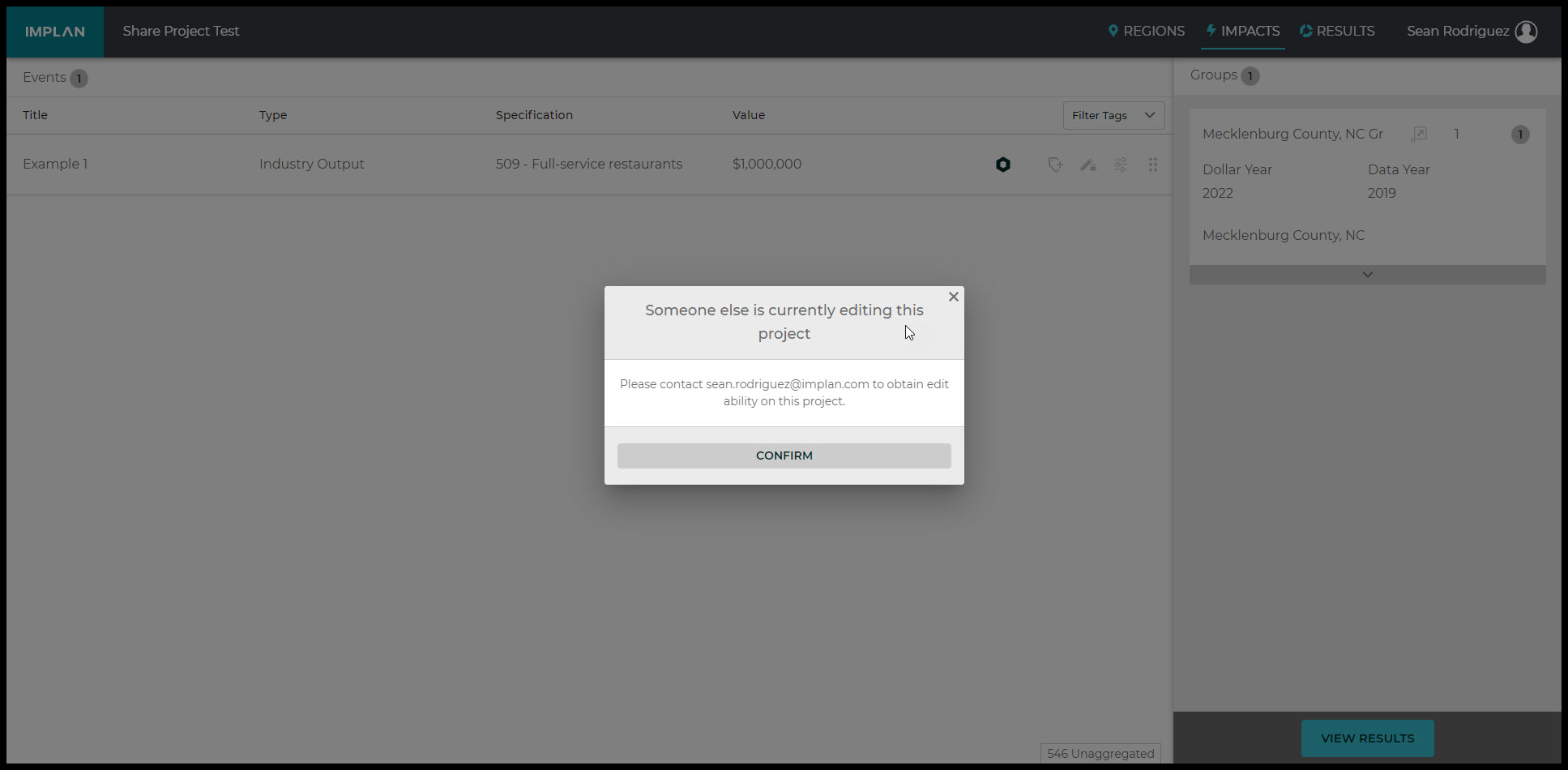 How to Share and Transfer Projects – IMPLAN - Support